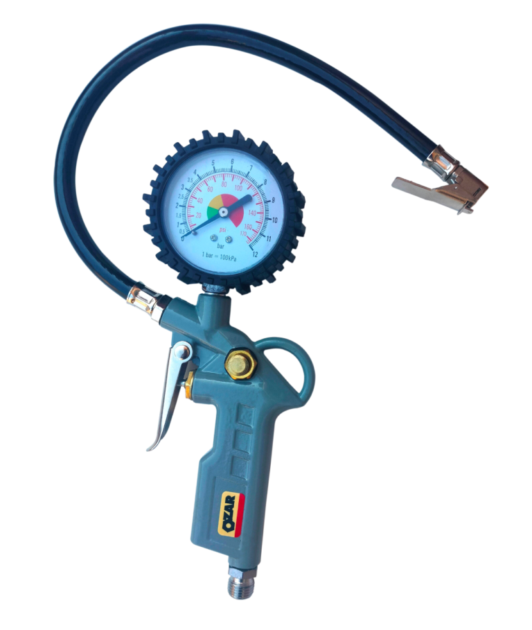 Tyre Inflator Gauge, Pistol Grip - OZAR Tools